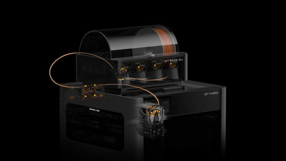 Bambu Lab AMS 2 Pro: Revolutionizing Multi-Material 3D Printing with E