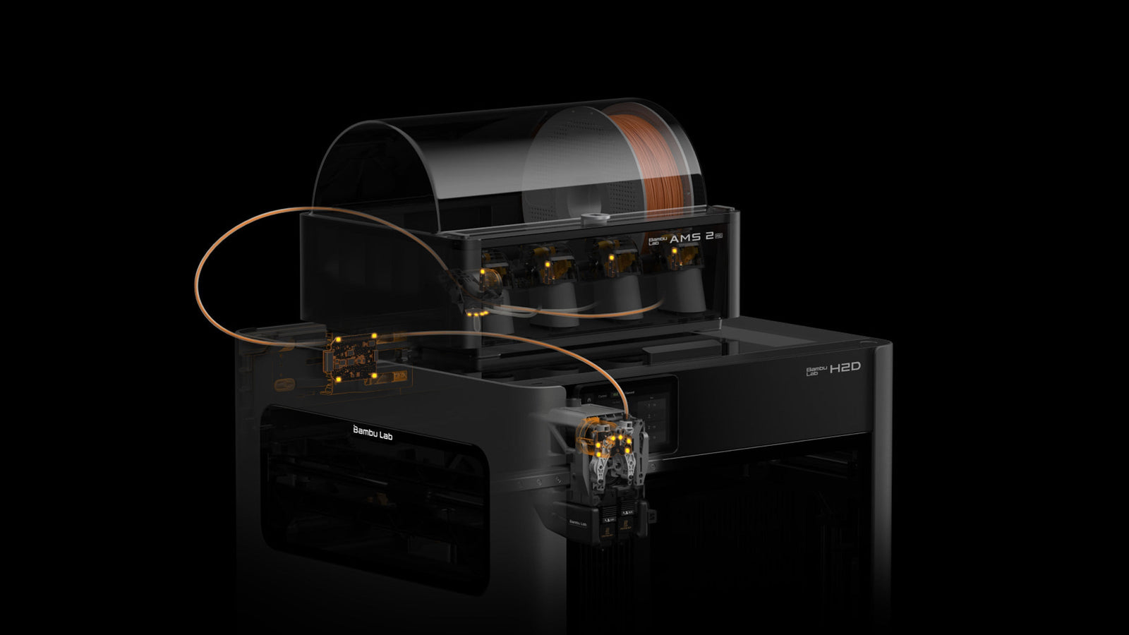 Bambu Lab AMS 2 Pro: Revolutionizing Multi-Material 3D Printing with E